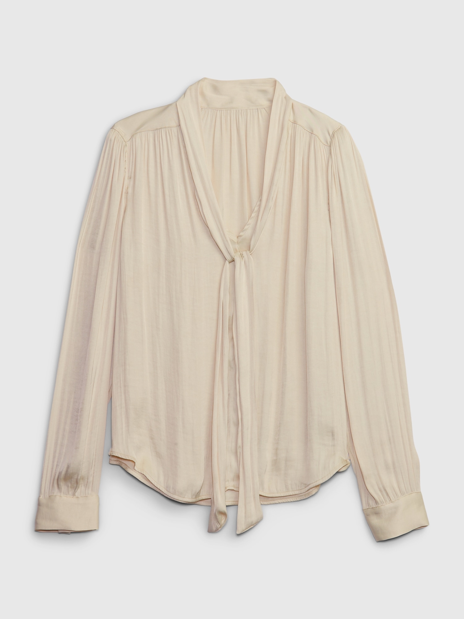 Tie-Neck Shirt | Gap