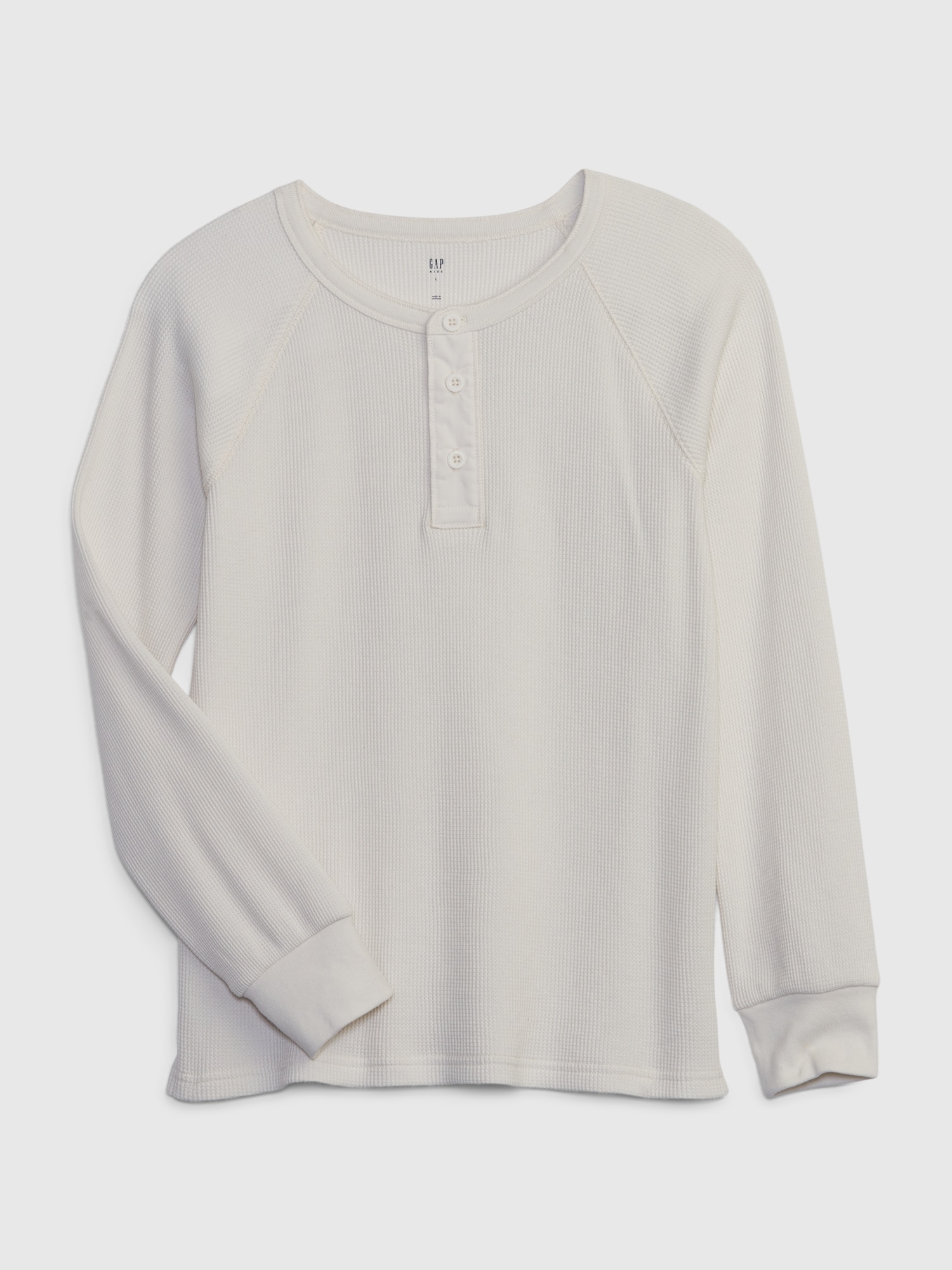 Kids Waffle Henley T-Shirt | Gap