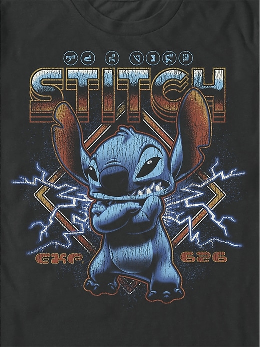 Lilo and Stitch 80s Rocker Stitch Graphic Tee | Gap