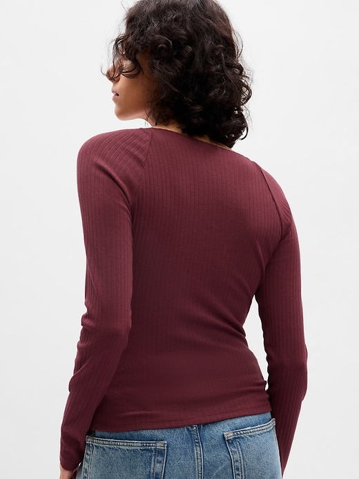 Modern Rib Wrap T-Shirt | Gap