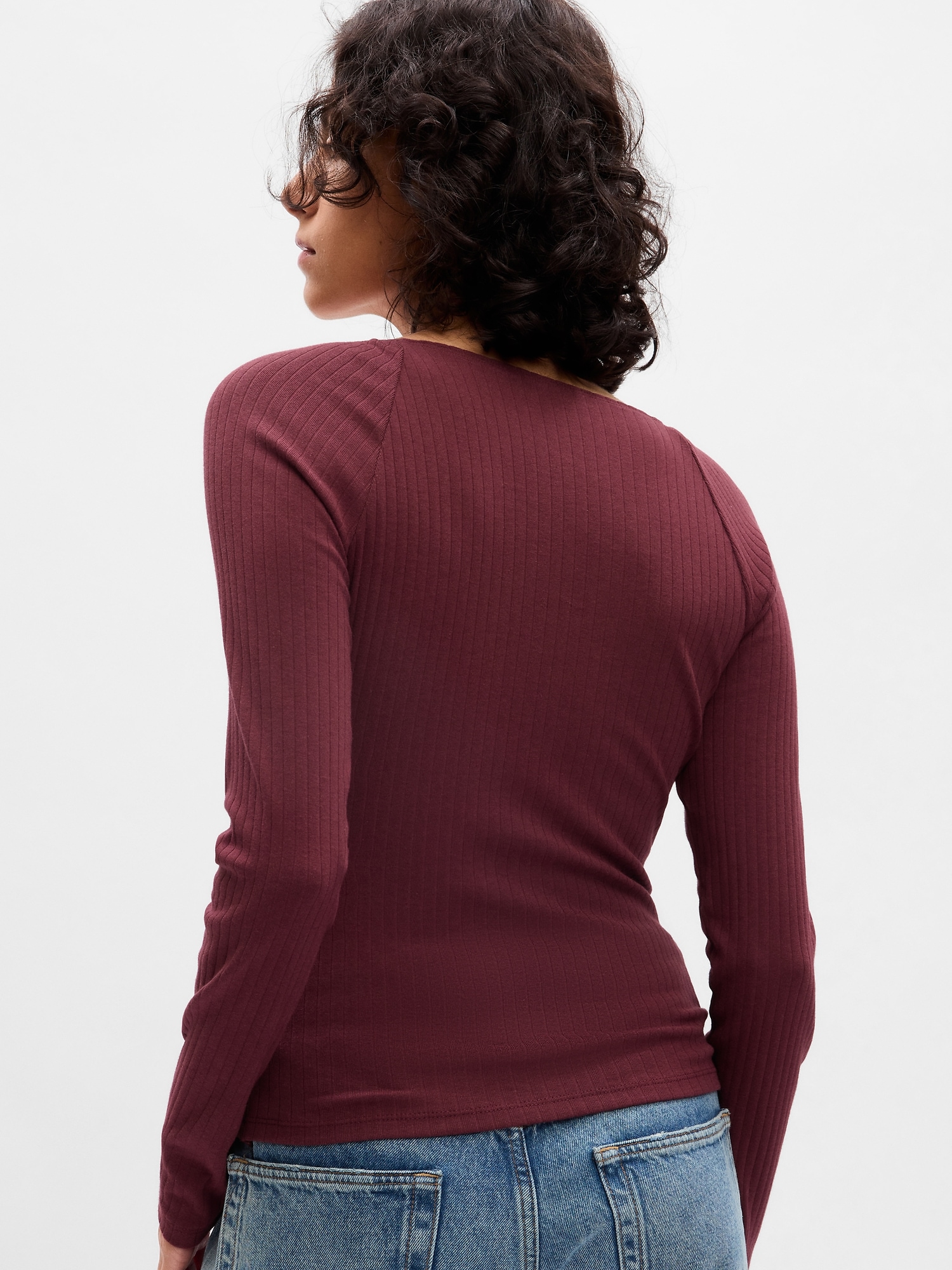 Modern Rib Wrap T-Shirt | Gap