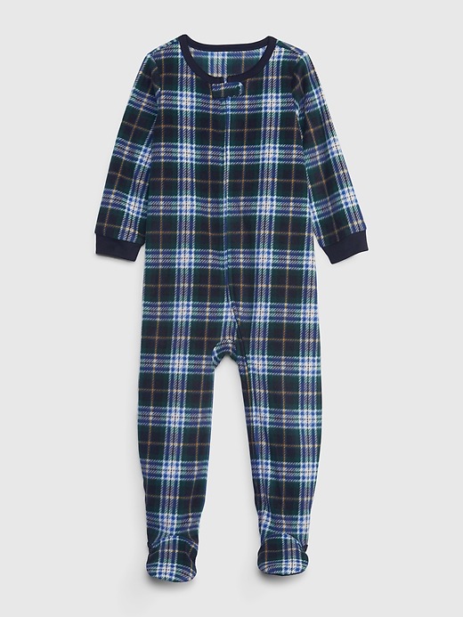 Baby & Toddler Recycled Print PJ One-Piece | Gap