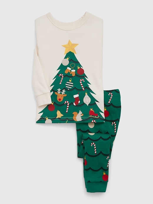 Baby Toddler Organic Cotton Holiday PJ Set Gap