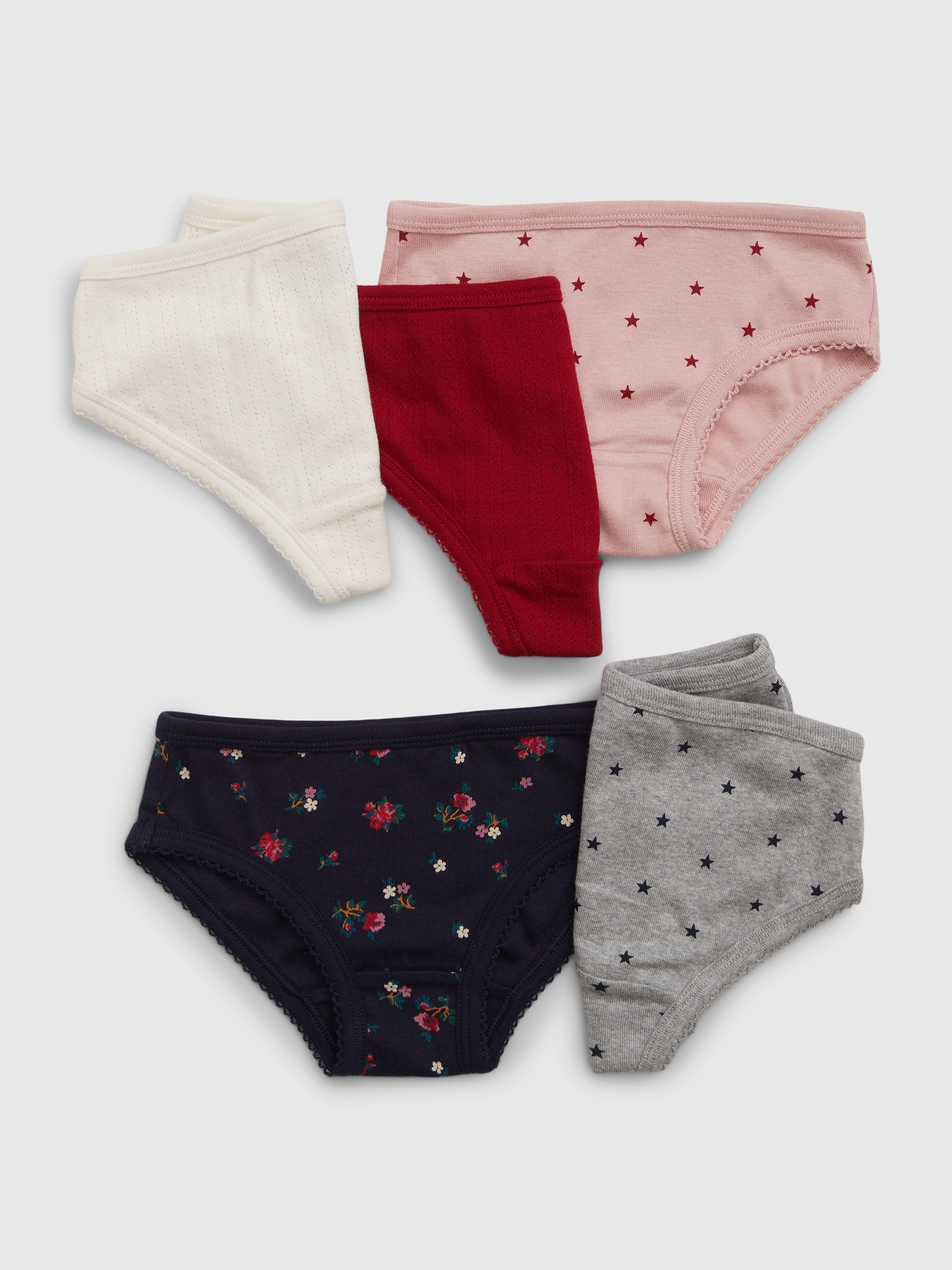Toddler Organic Cotton Bikini Briefs (5-Pack) | Gap