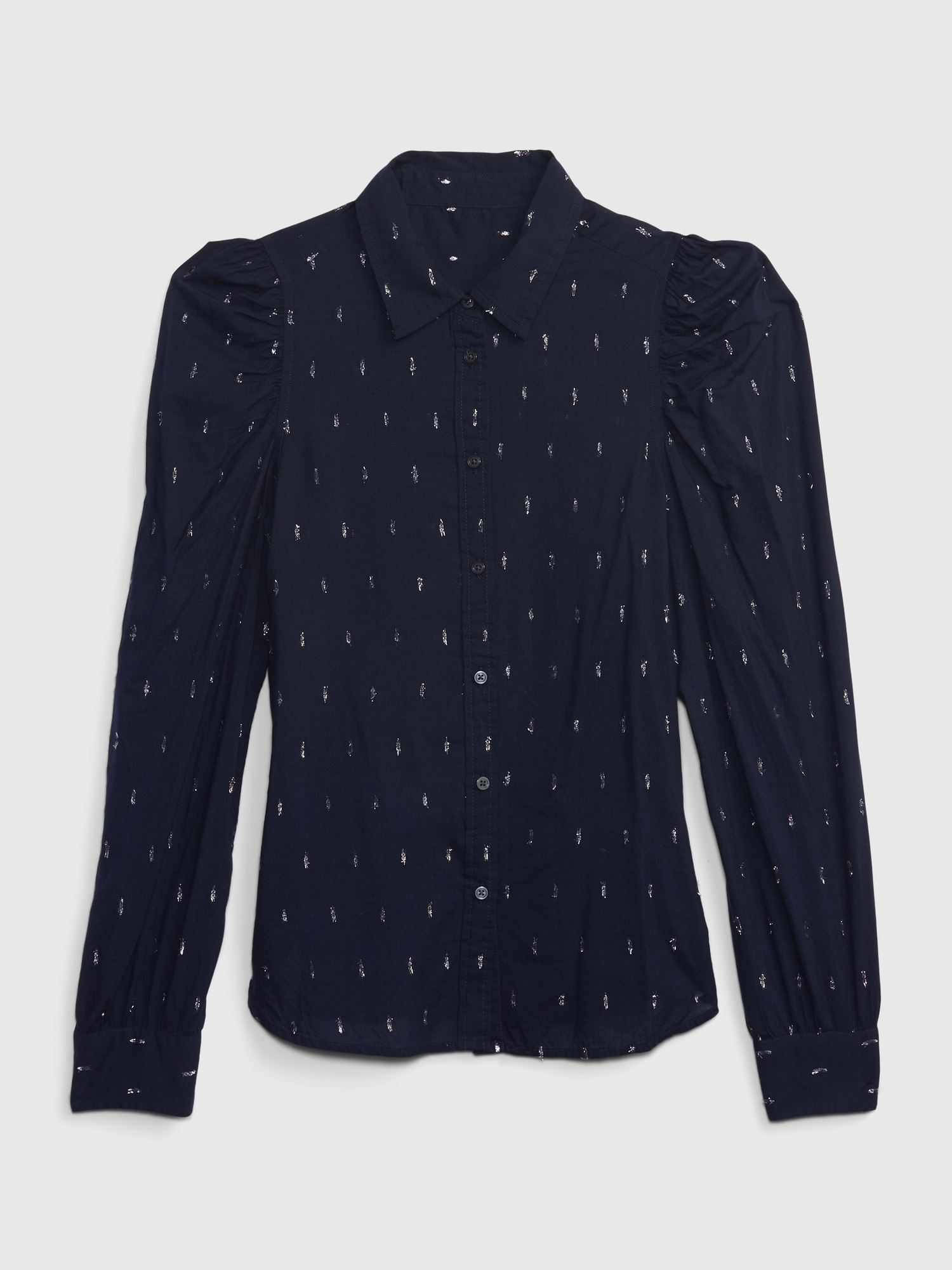 Embroidered Puff Sleeve Shirt | Gap
