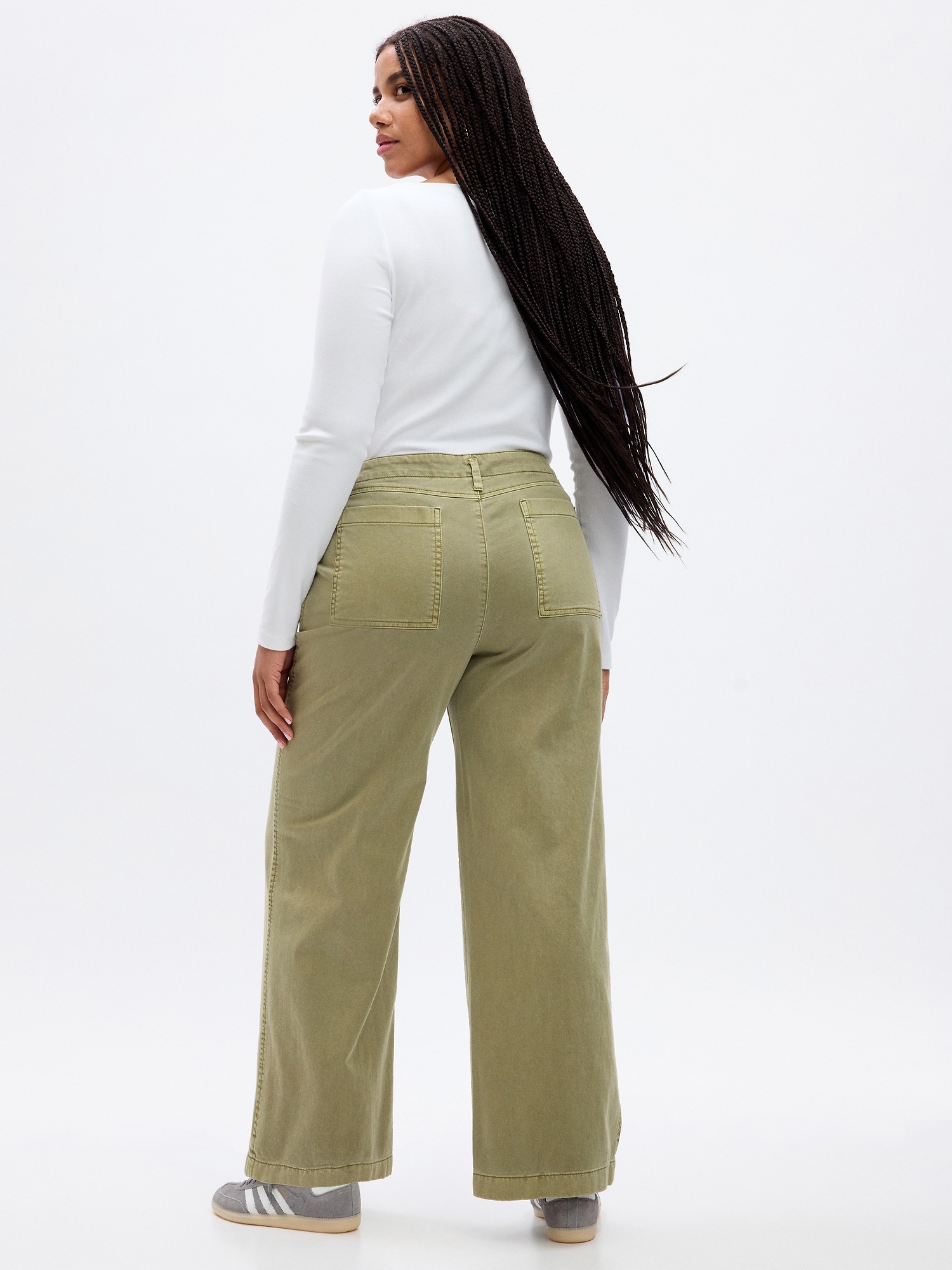 Low Rise Loose Khakis | Gap