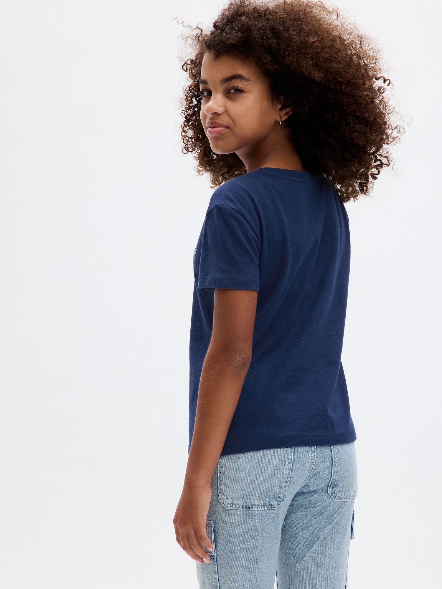 GapKids | Disney Organic Cotton Rhinestone Graphic T-Shirt | Gap
