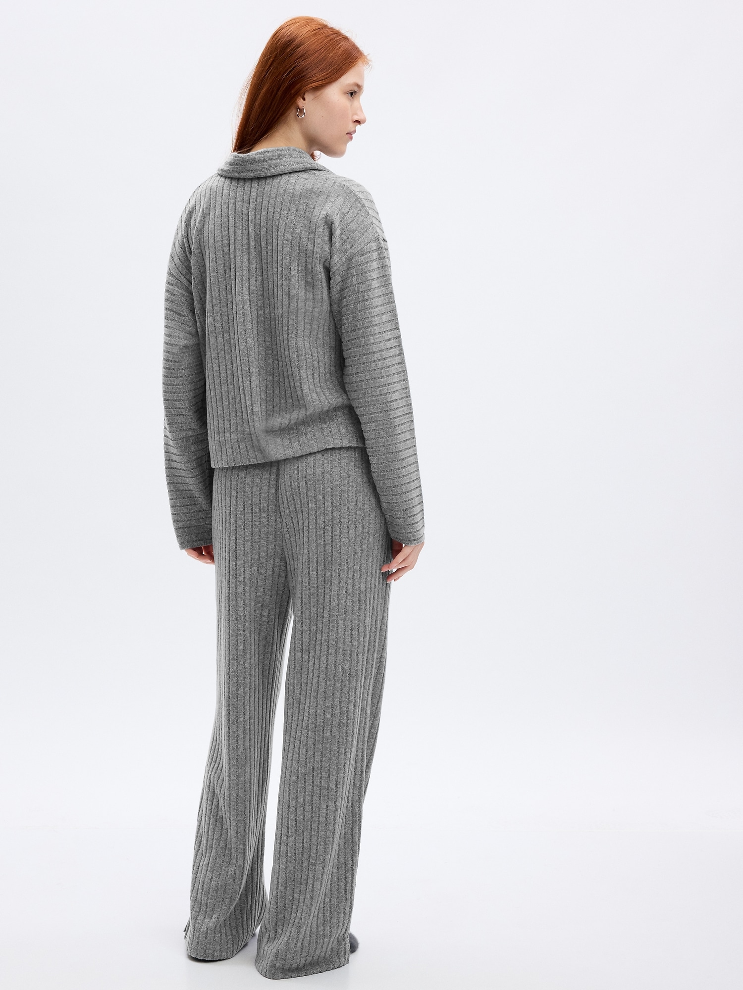 Cozy Rib PJ Pants | Gap