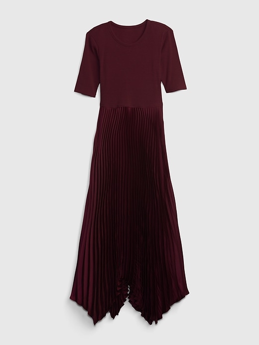 Satin Pleated Midi Dress | Gap