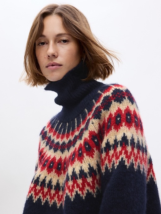 24/7 Split-Hem Fair Isle Sweater | Gap
