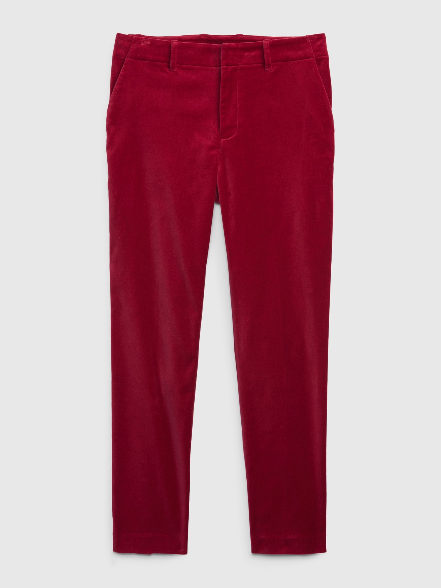 Mid Rise Velvet Downtown Khakis Gap
