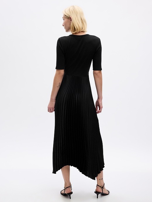 Satin Pleated Midi Dress | Gap