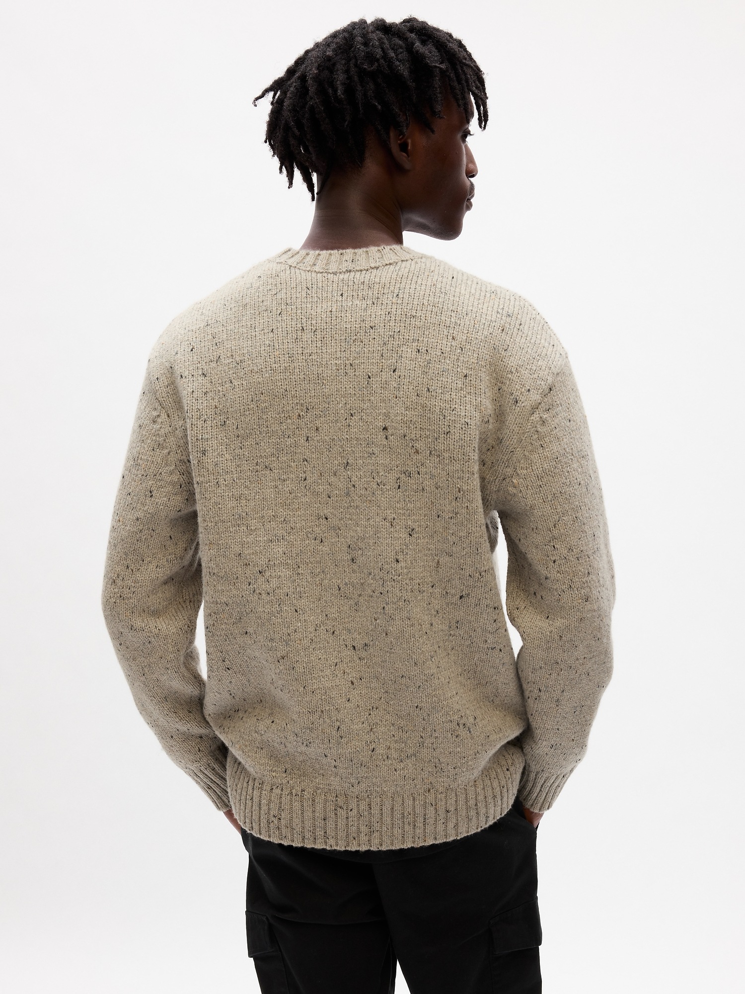 Recycled Donegal Crewneck Sweater | Gap