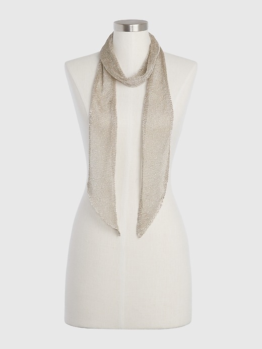Metallic Mesh Scarf | Gap