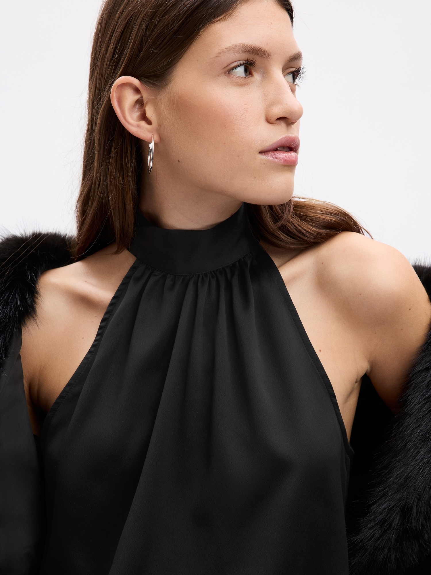 Satin Halter Top | Gap