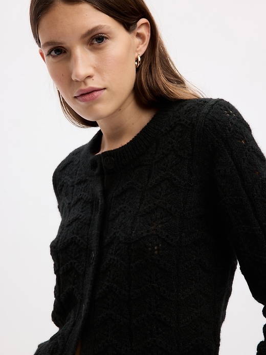 Pointelle Sweater Cardigan | Gap