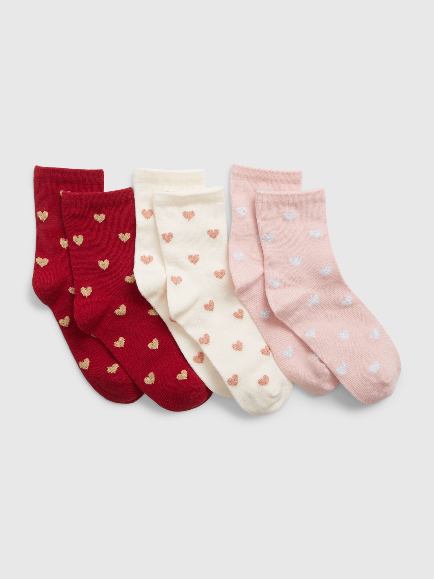 Kids Printed Crew Socks (3-Pack) | Gap