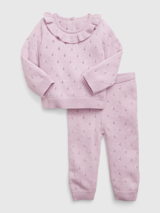 Baby Pointelle Sweater Outfit Set | Gap