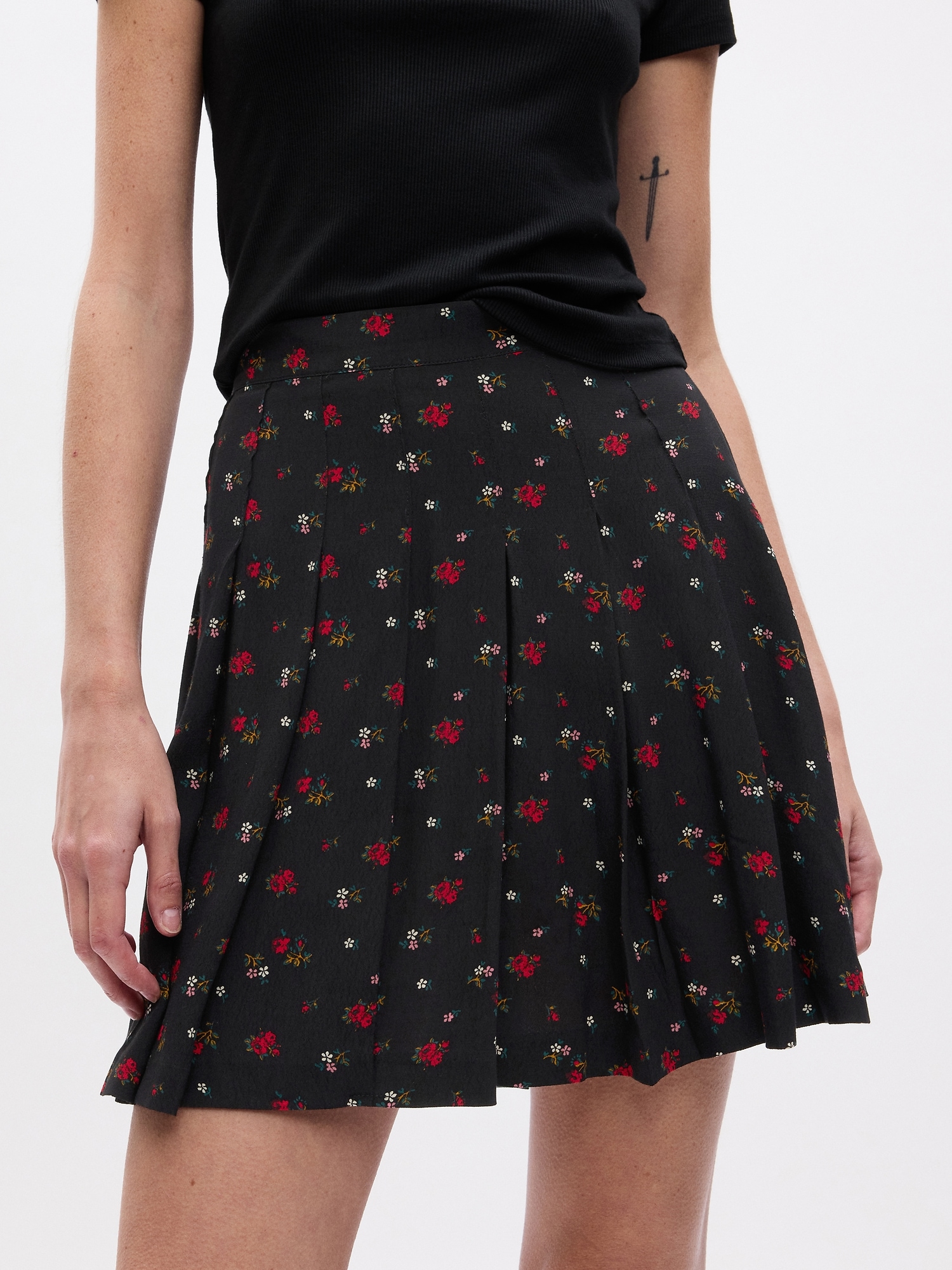 Pleated Mini Skirt | Gap