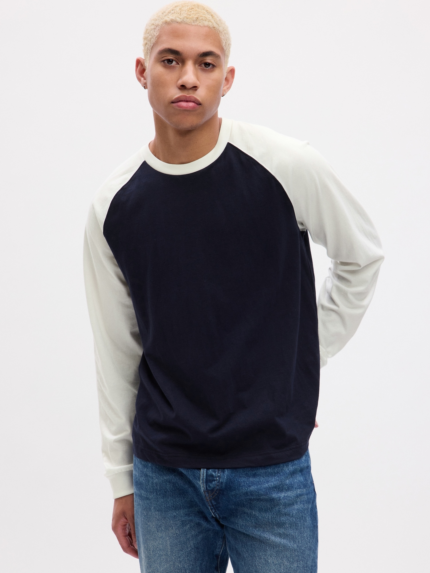 Organic Cotton Raglan T-Shirt | Gap
