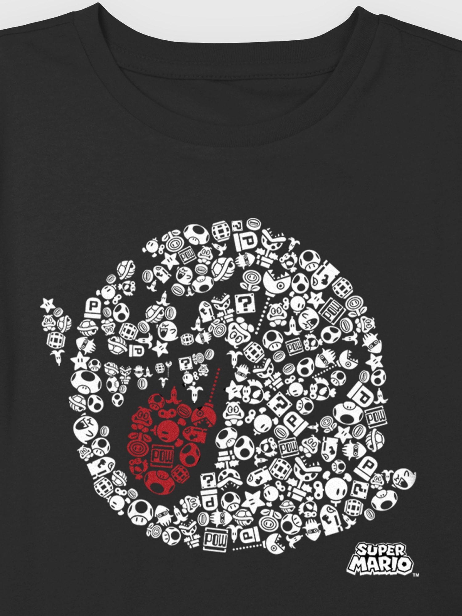 Kids Nintendo Boo Icons Graphic Boxy Crop Tee | Gap