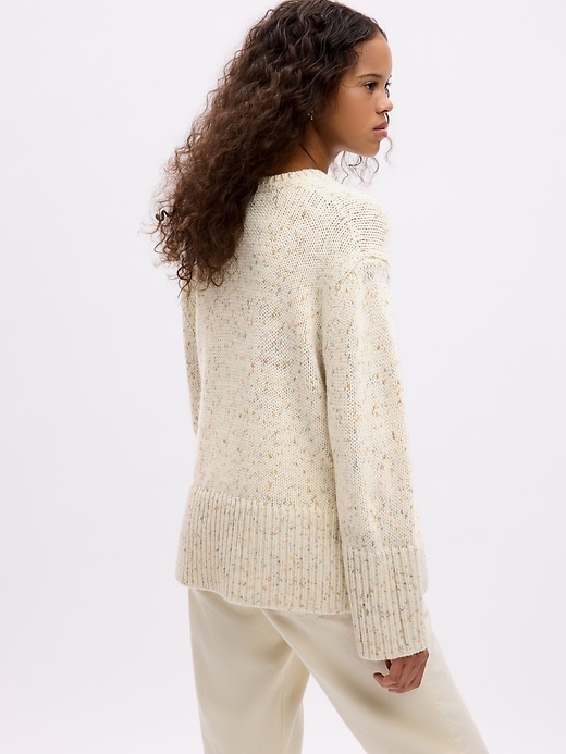 24/7 Split-Hem Confetti Sweater | Gap