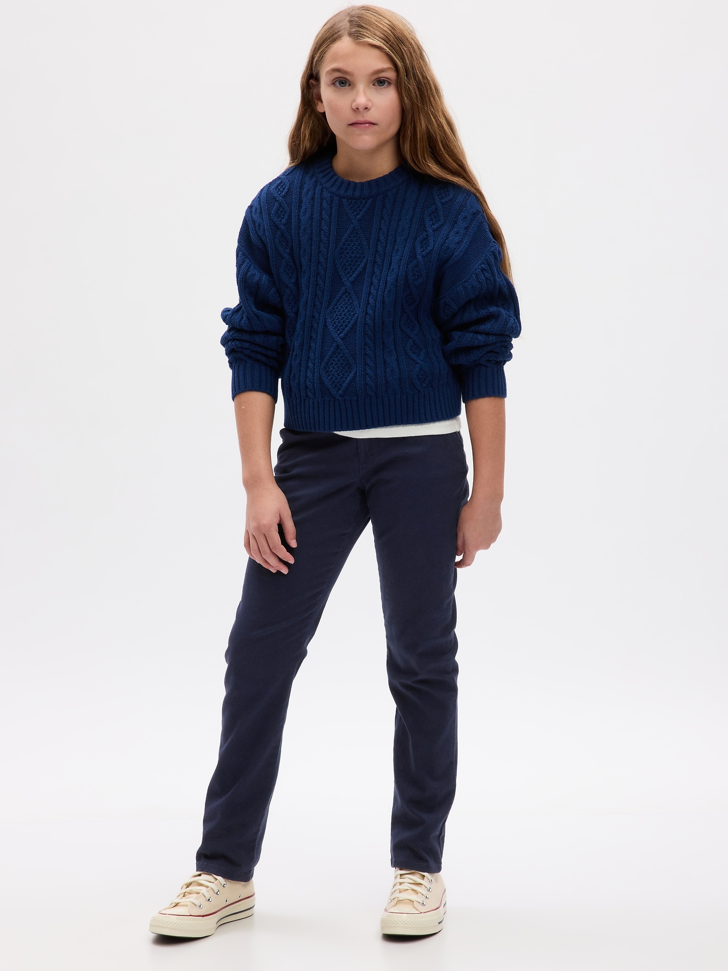 Kids Uniform Skinny Khakis with Gap Shield | Gap