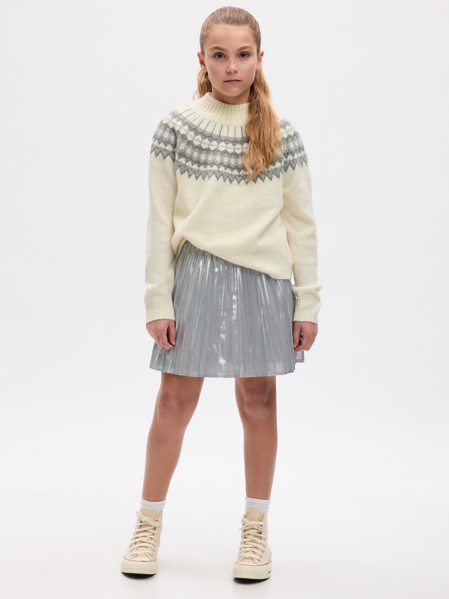 Kids Fair Isle Mockneck Sweater | Gap