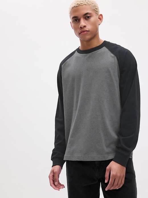 Organic Cotton Raglan T-Shirt | Gap