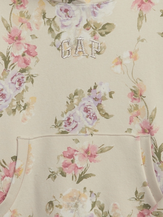 Gap × LoveShackFancy Kids Floral Relaxed Logo Hoodie | Gap
