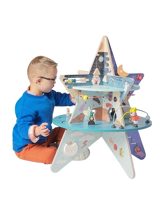 Celestial Star Explorer Toddler Wooden Activity Center | Gap