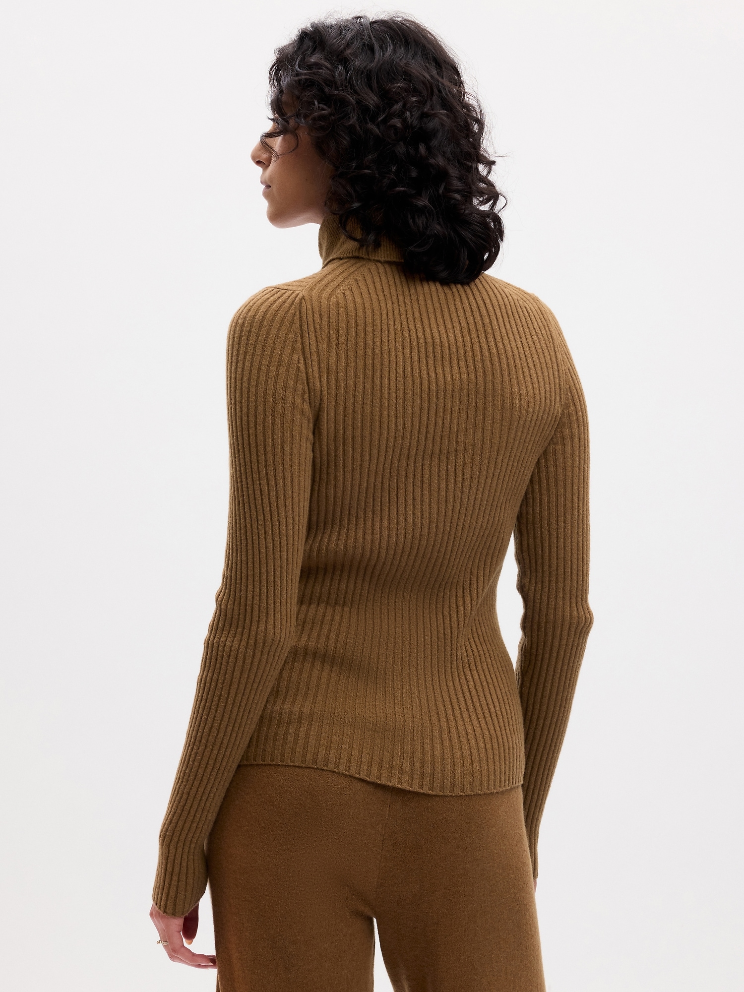 CashSoft Rib Turtleneck Sweater | Gap
