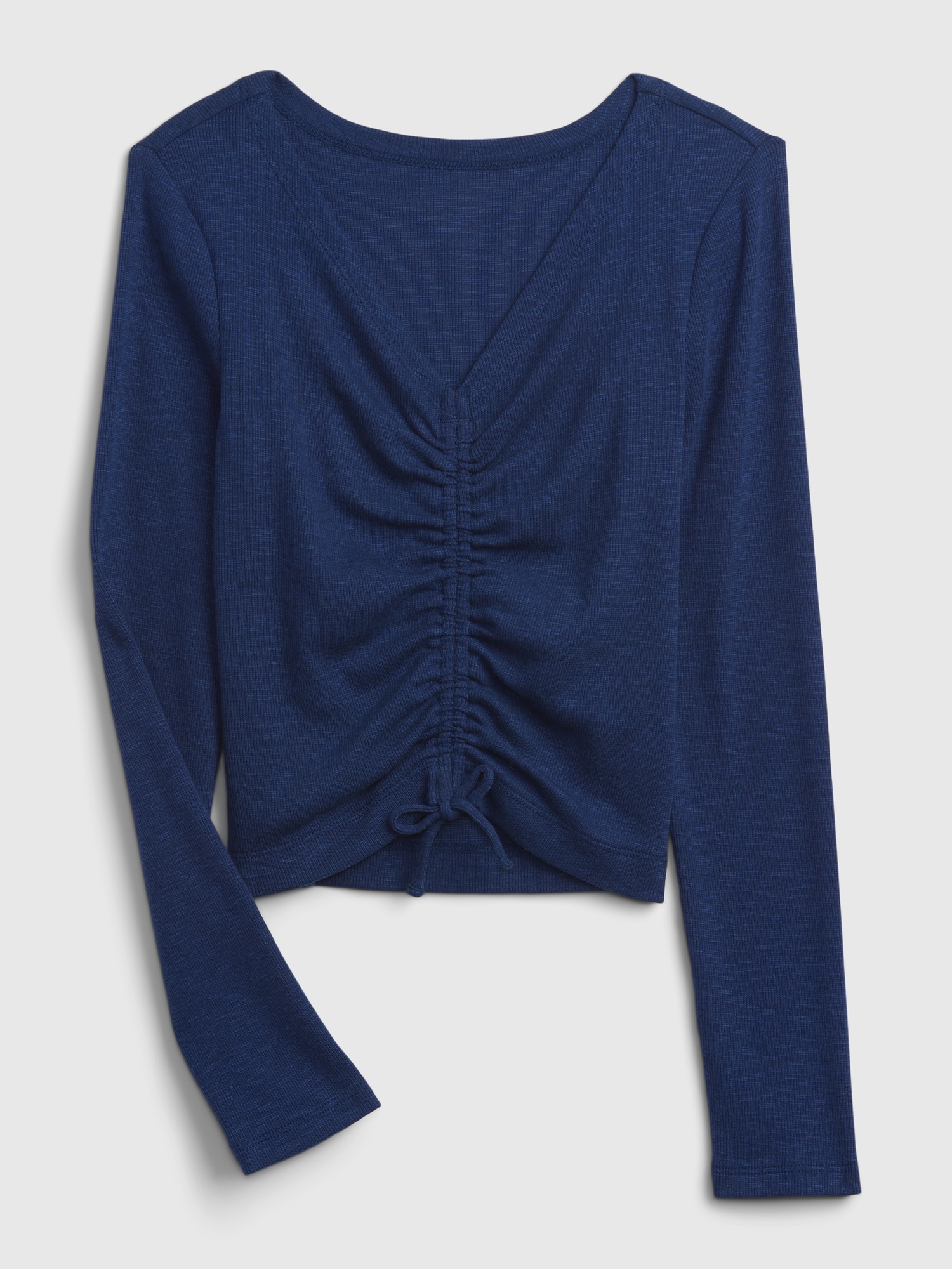 Kids Rib Ruched T-Shirt | Gap