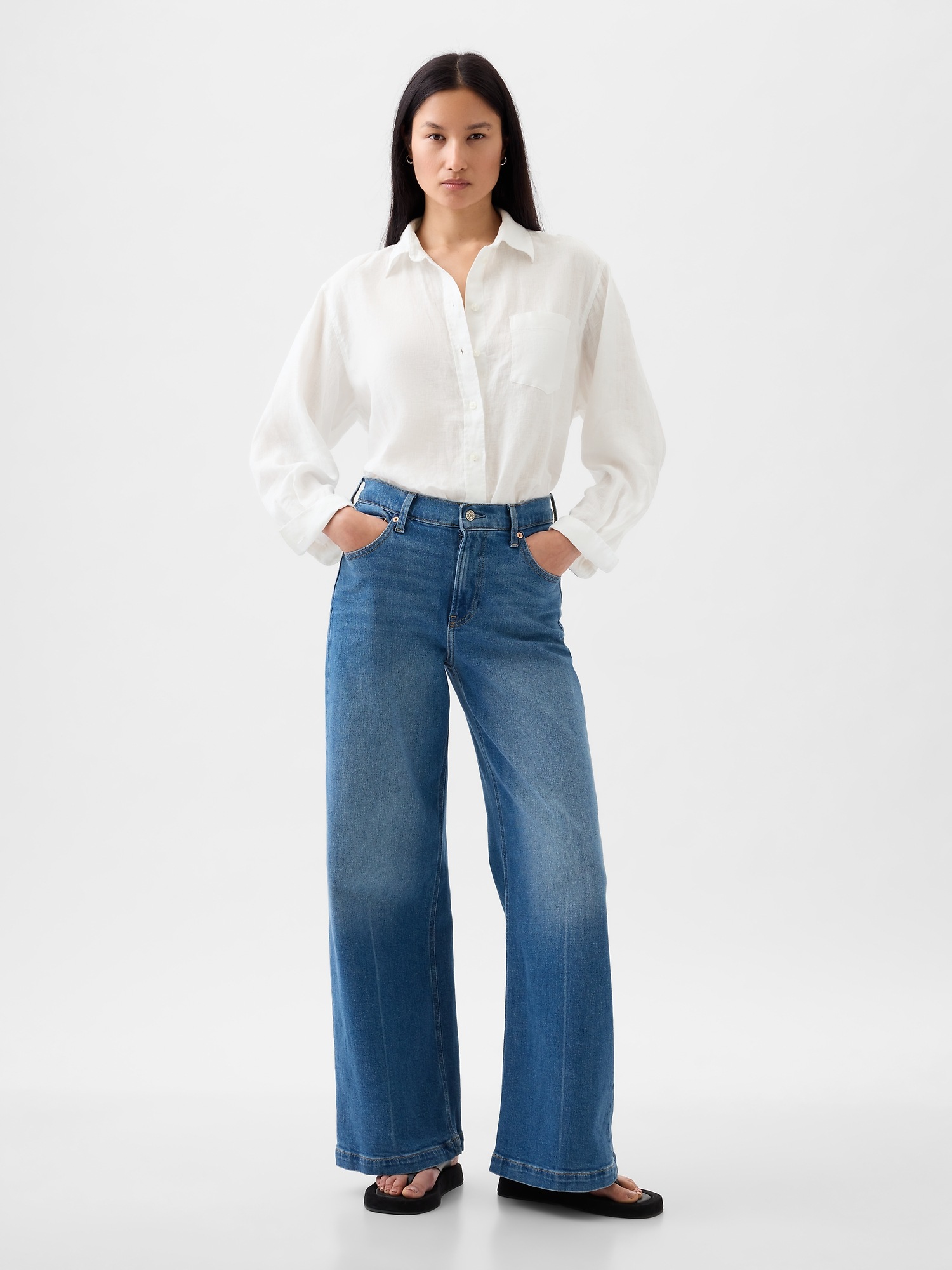 100 Linen Big Shirt Gap 100-linen-big-shirt-gap