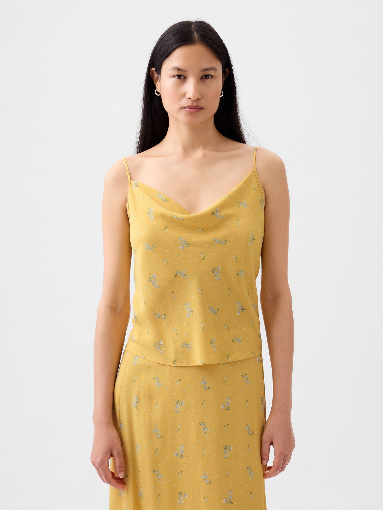 Cowl-Neck Cami Top | Gap