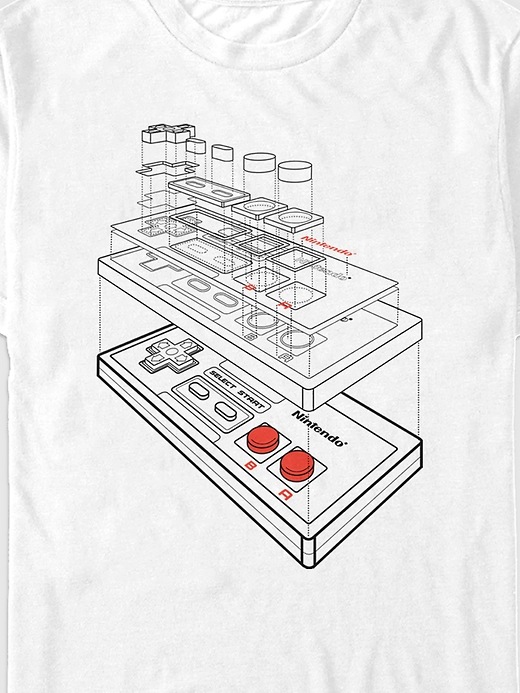 Nintendo NES Controller Graphic Tee | Gap