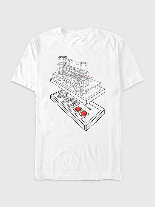 Nintendo NES Controller Graphic Tee | Gap