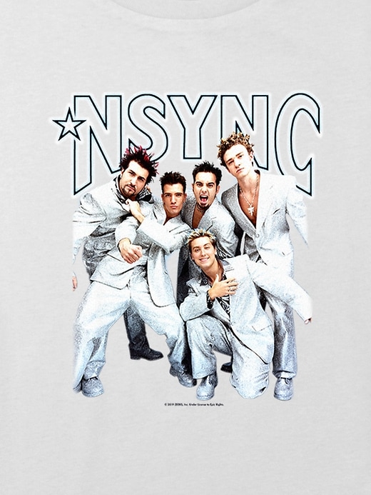 Kids NSYNC Graphic Boxy Crop Tee | Gap