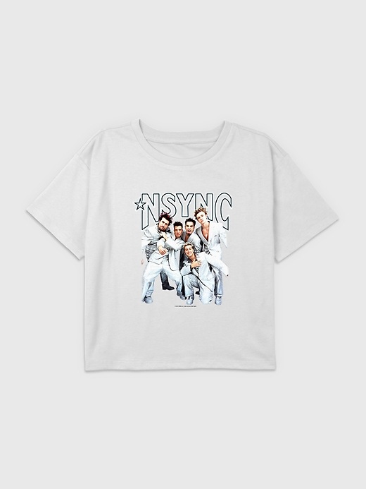 Kids NSYNC Graphic Boxy Crop Tee | Gap