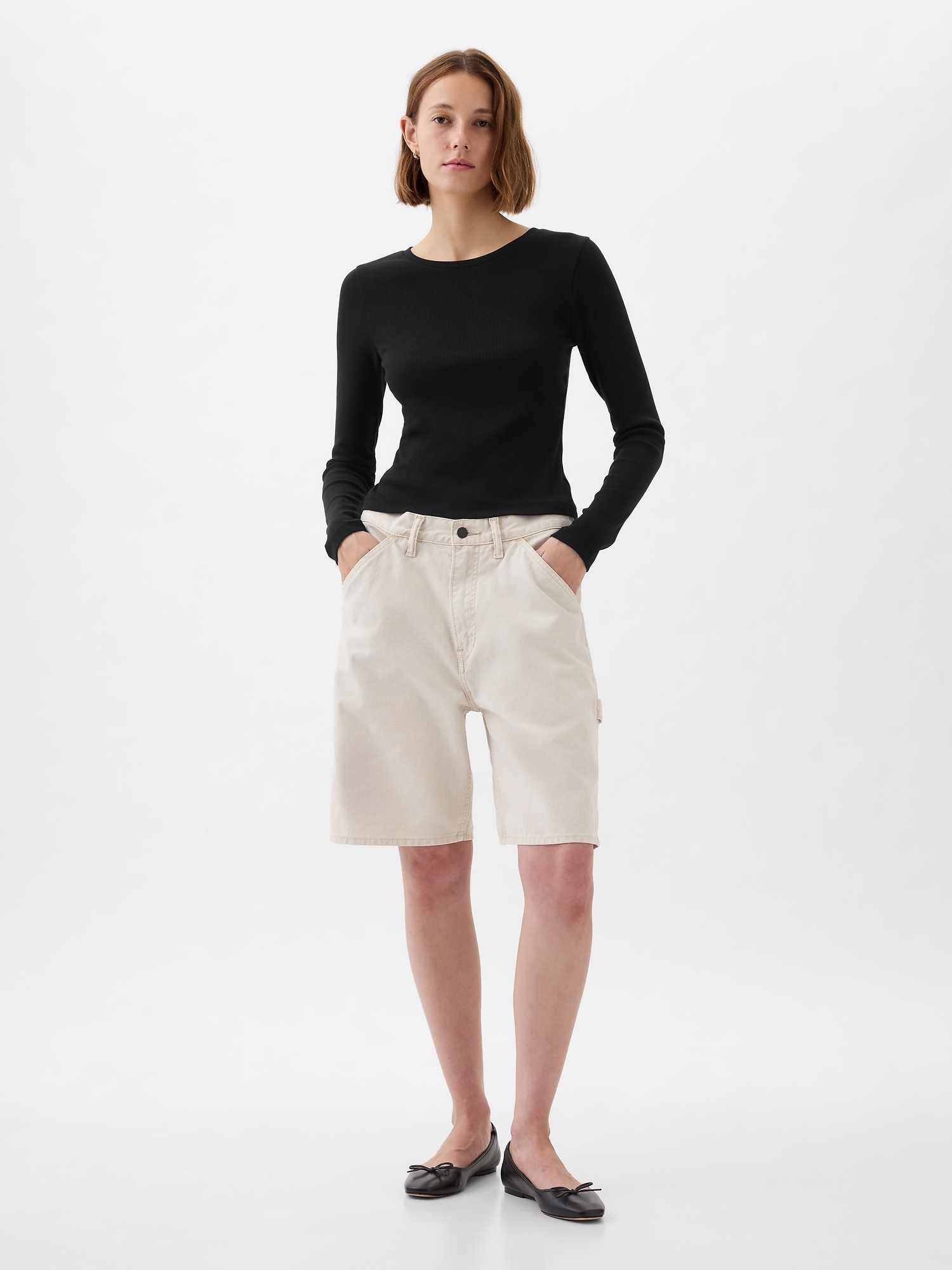 Modern Rib Cropped T-Shirt | Gap