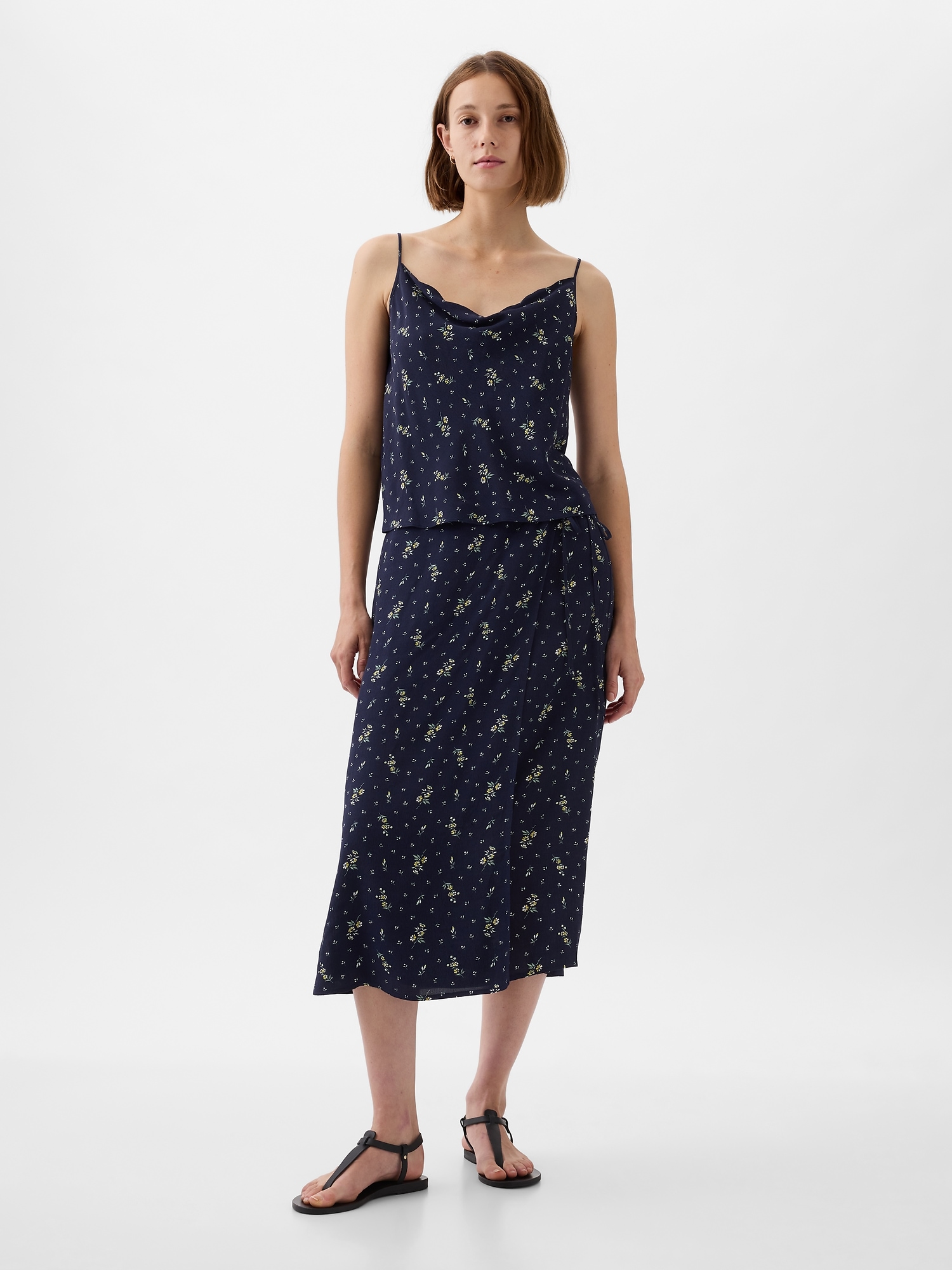 Cowl-Neck Cami Top | Gap