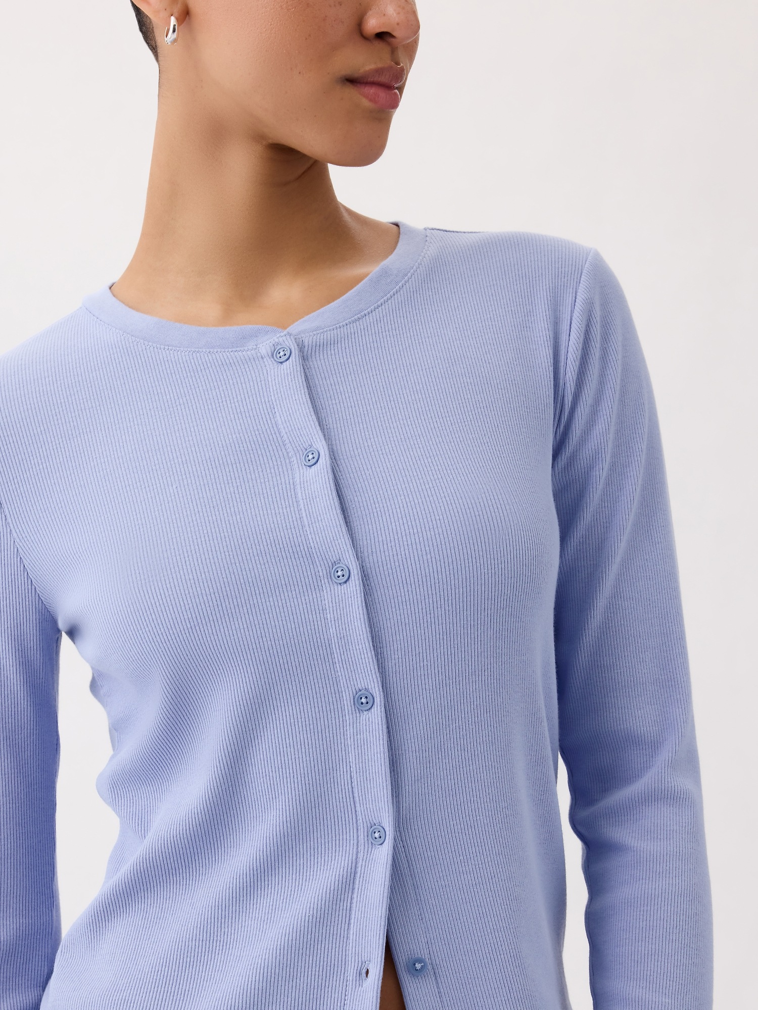 Modern Rib Cardigan Shirt | Gap