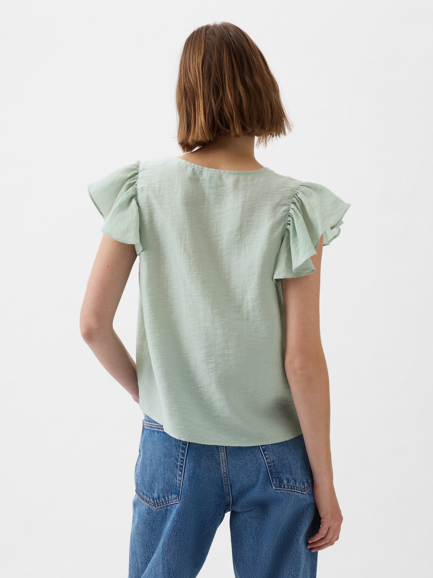 Flutter Sleeve Shirt | Gap