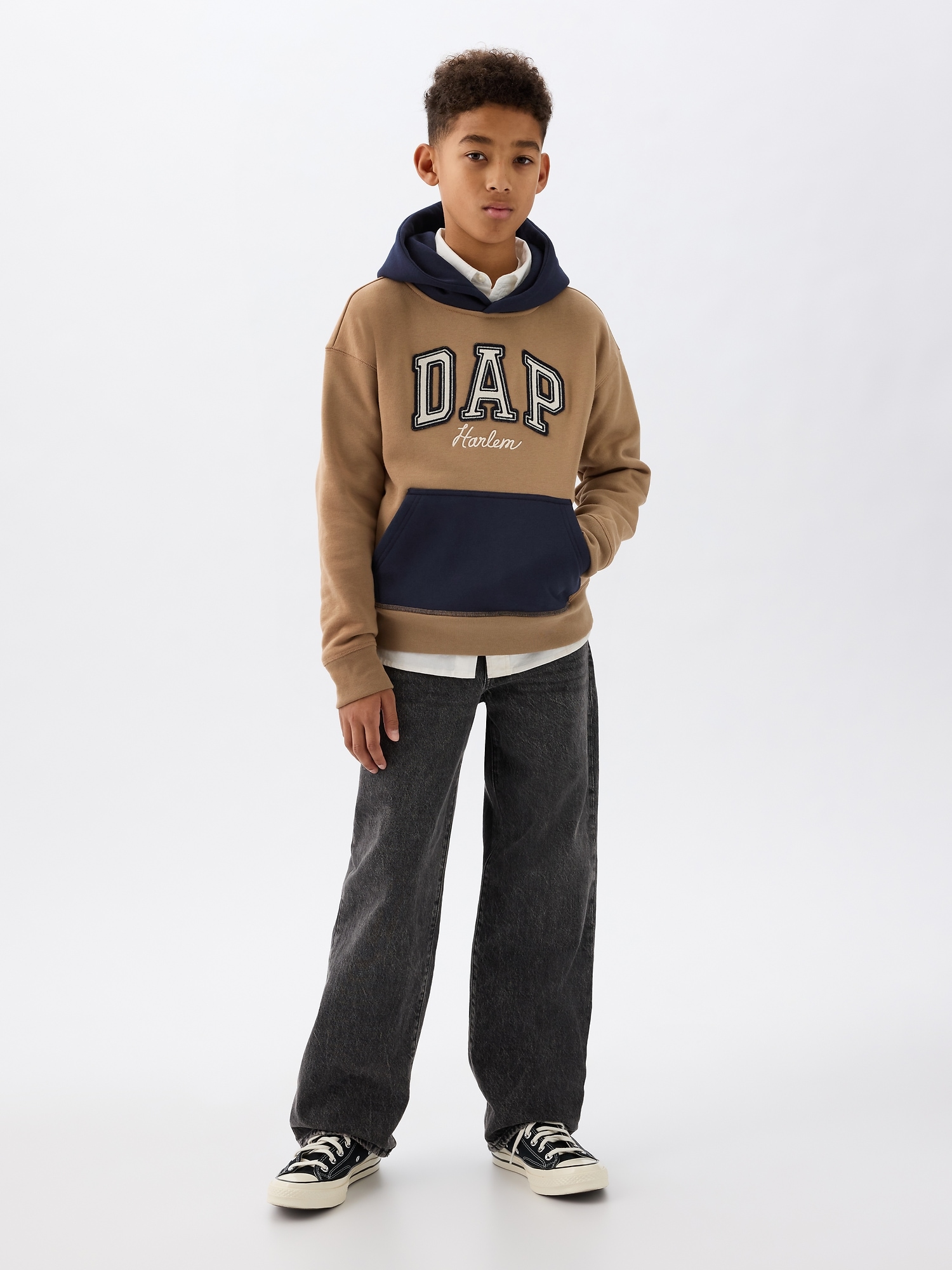 GAP × DAP Kids Colorblock Logo Hoodie | Gap