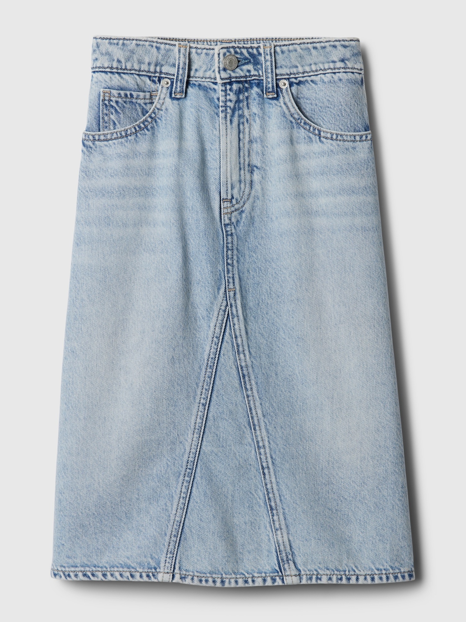 Kids Denim Midi Skirt | Gap