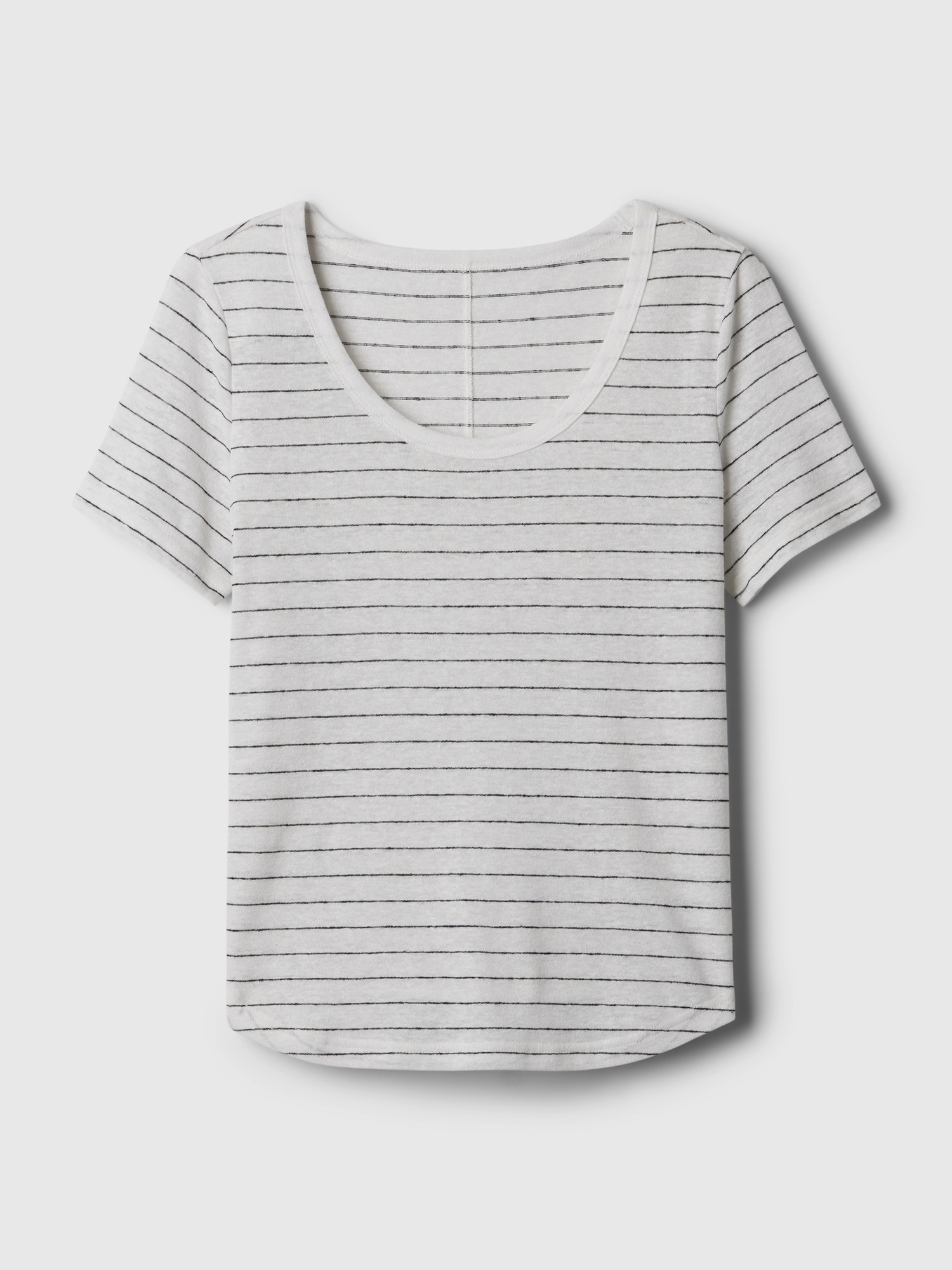 Linen-Blend T-Shirt | Gap