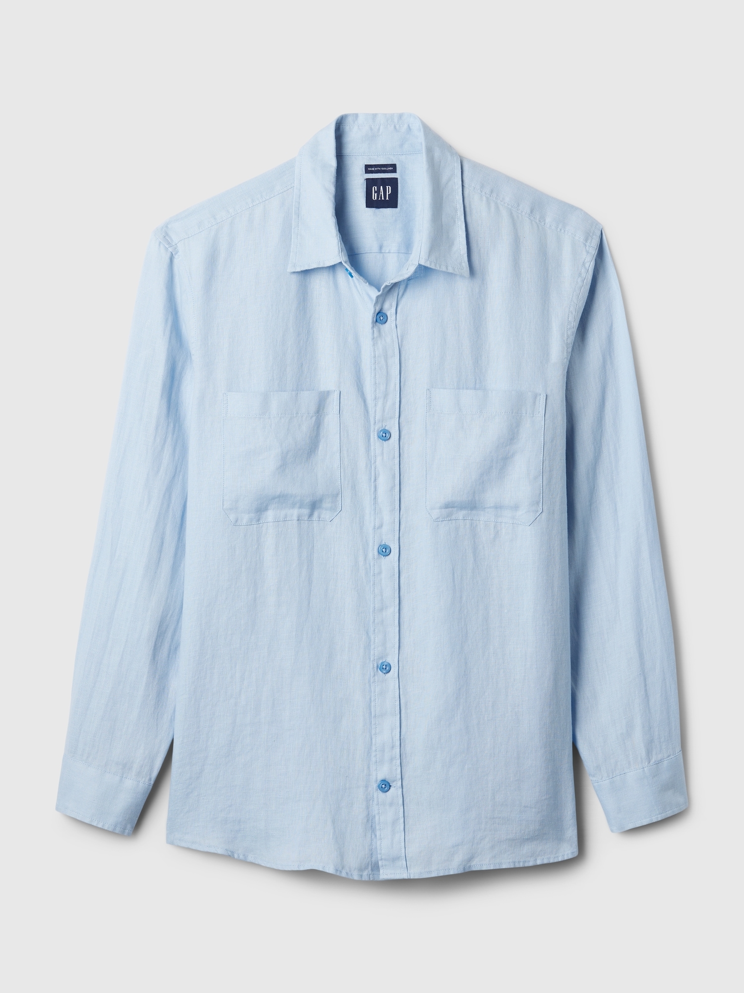 Linen Two-Pocket Shirt | Gap