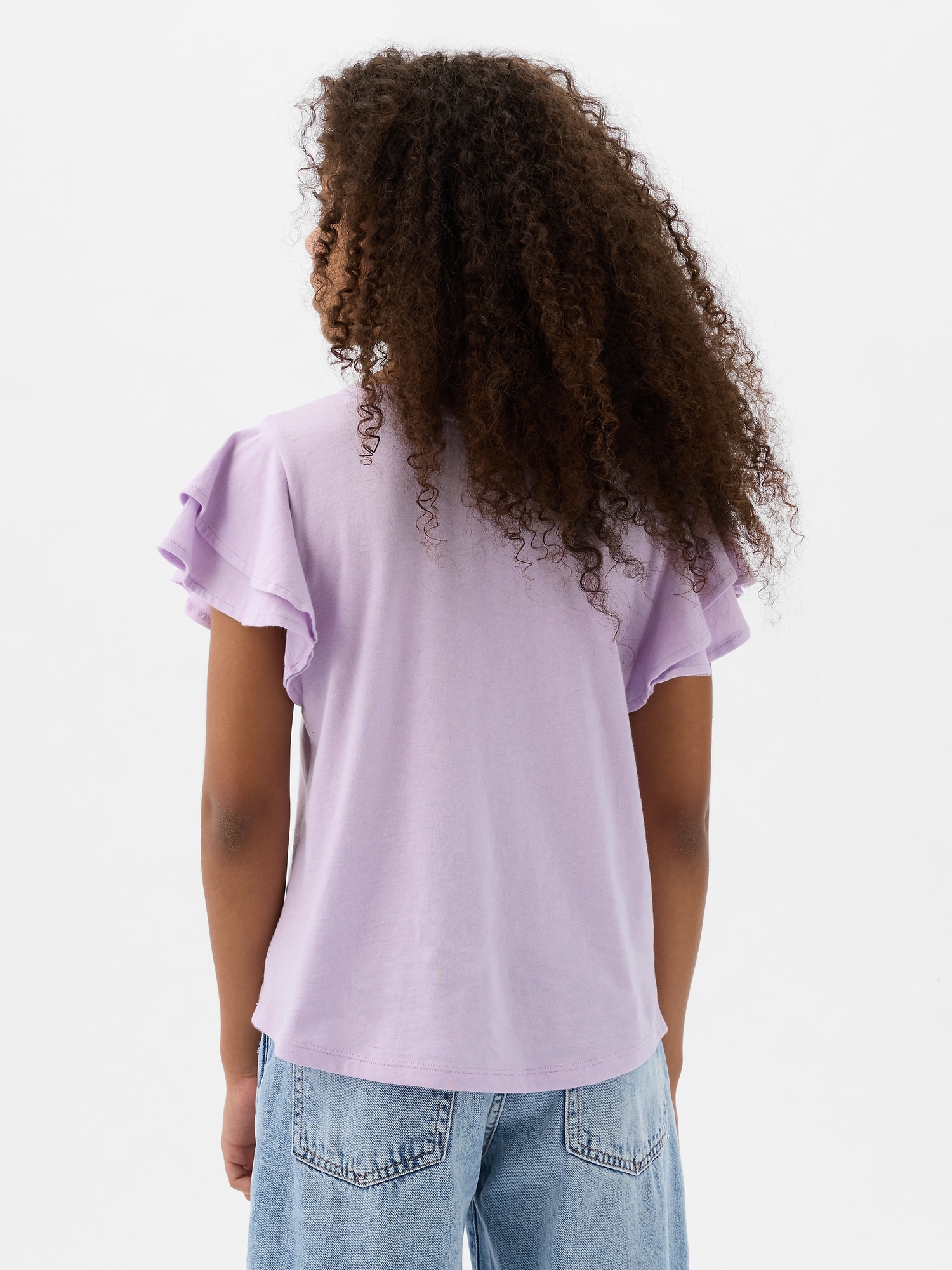 Kids Ruffle Graphic T-Shirt | Gap