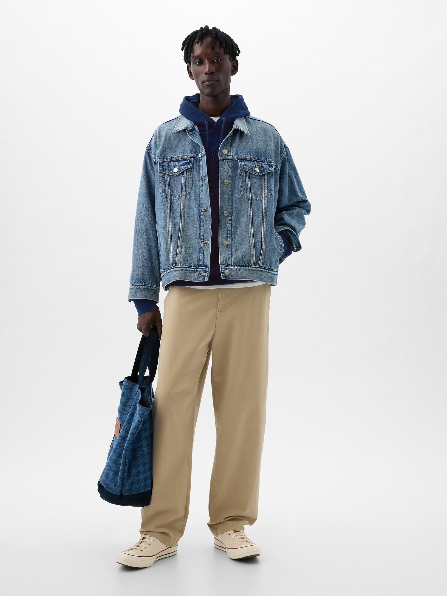 GAP × DAP Denim Logo Hoodie | Gap