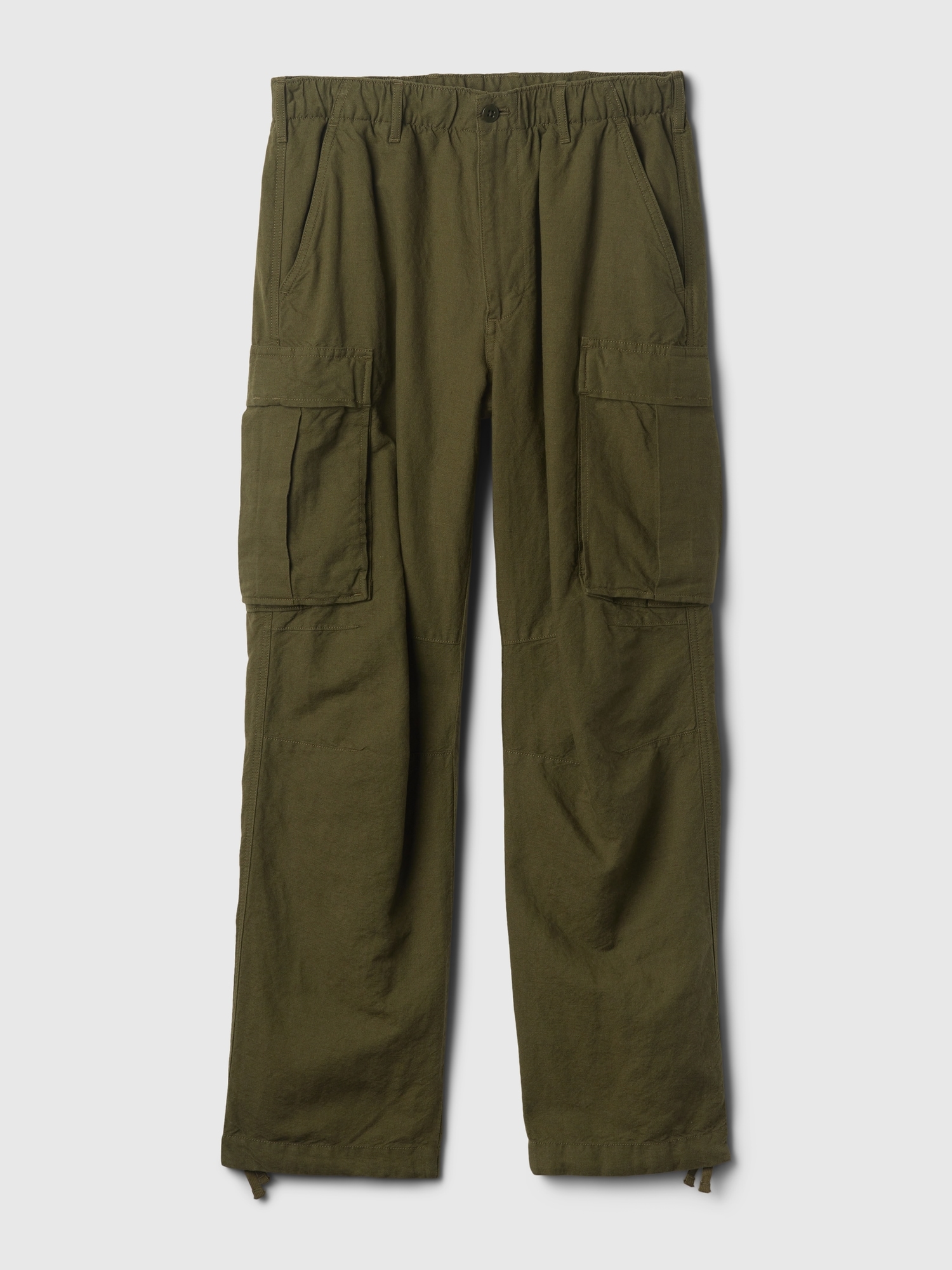 Linen-Cotton Cargo Pants | Gap